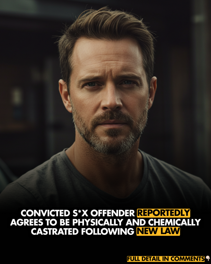 Convicted sex offender reportedly agrees to be physically and ...